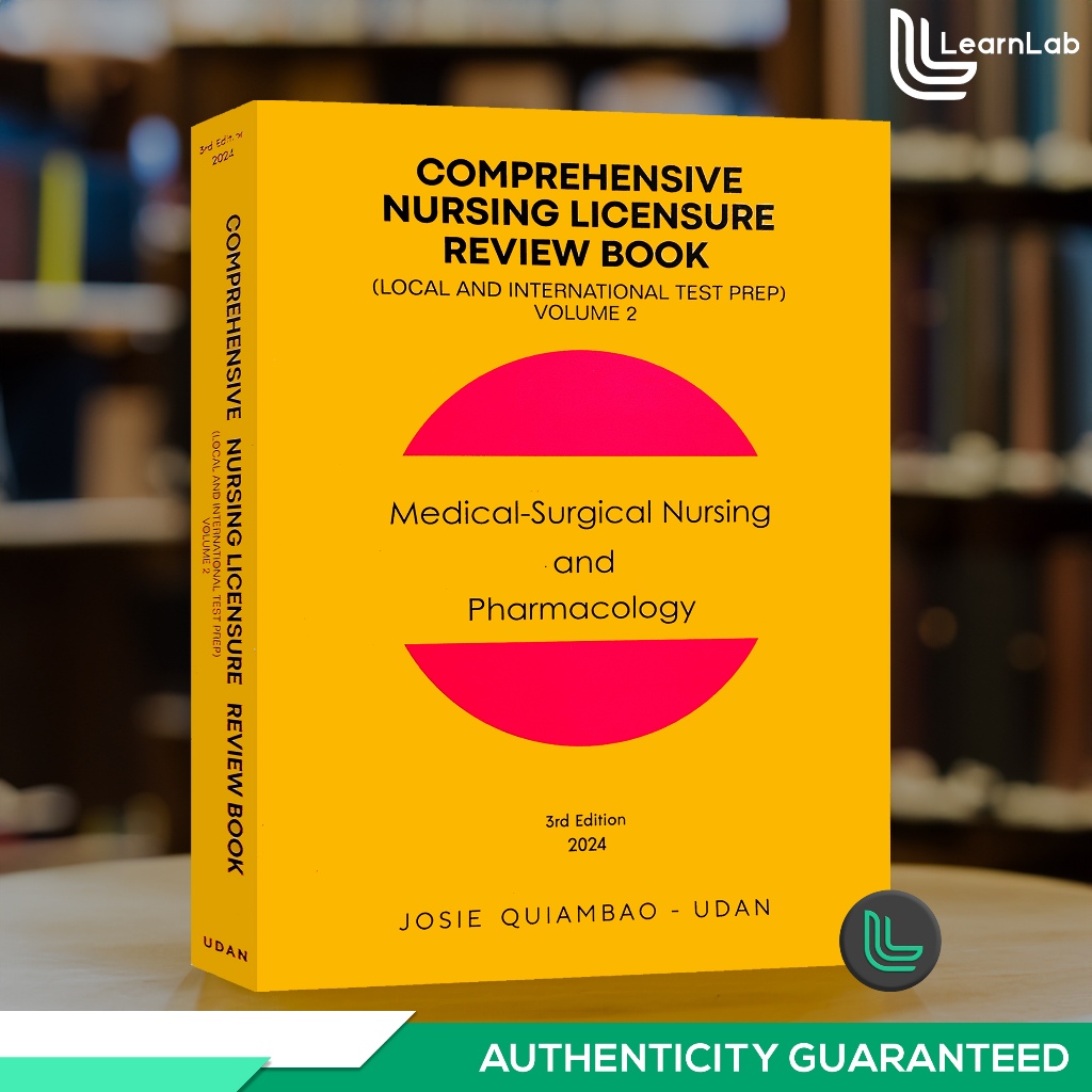 COMPREHENSIVE NURSING LICENSURE REVIEW BOOK Volume 2 2024 3rd Edition ...