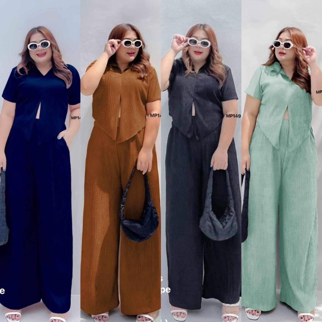 Plus Size Cheesy Coordinates Styly top pair with Square Pants bark ...