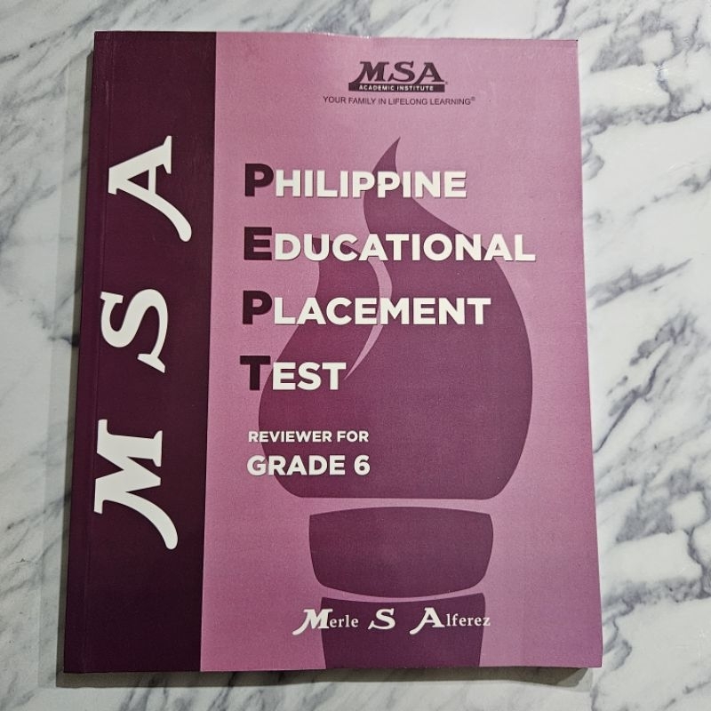 MSA Philippine Educational Placement Test Reviewer for Grade 6 By ...