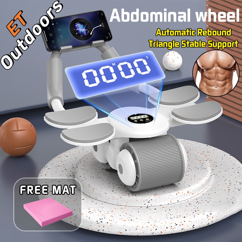 Abdominal Wheel Roller with Counter & Phone Stand High Quality Indoor ...