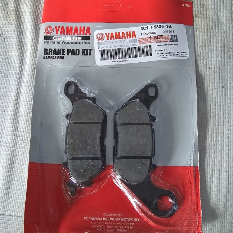 Brake Pad 3CI Yamaha Mio Sporty Soulty and Nmax Rear | Shopee Philippines