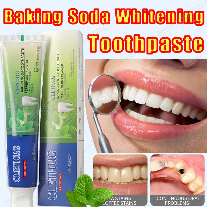 Whitening Peppermint Toothpaste Remove Tooth Stains Fresh Breath Family ...