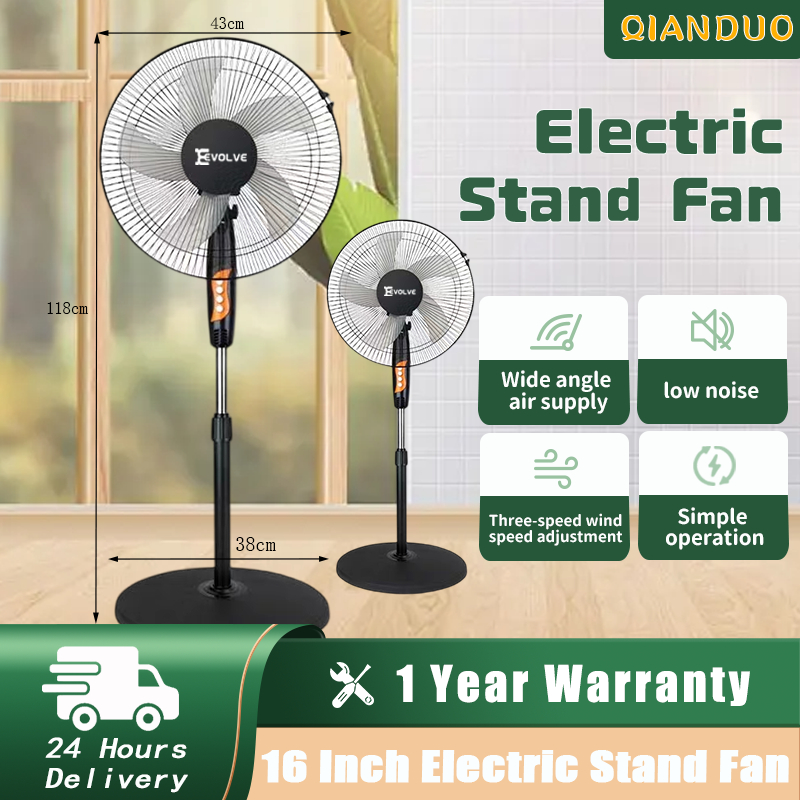 floor fan 16 Inch Energy Saving Strong Wind Electric Fan - Stand Fan ...