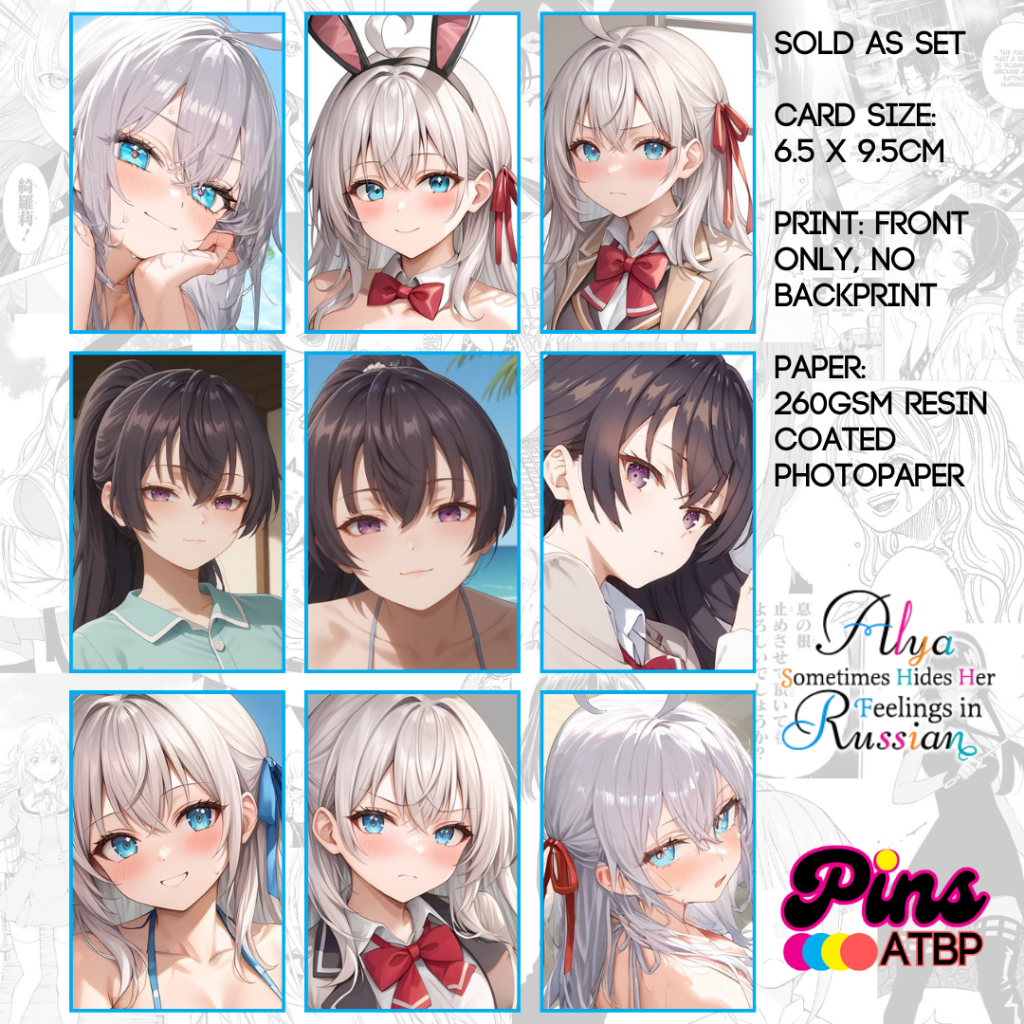9PCS SET Roshidere Anime Photocards - Pins ATBP | Shopee Philippines