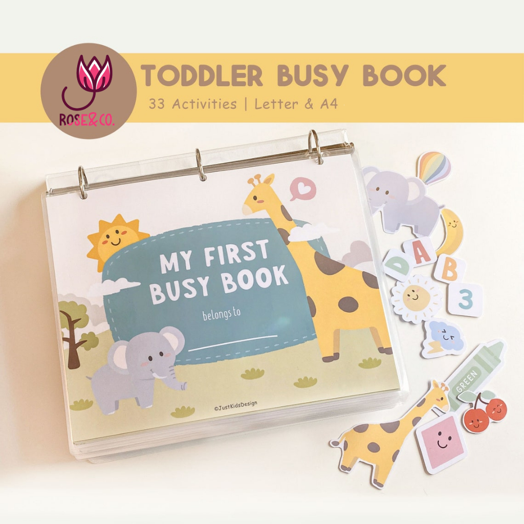 Toddler Busy Book for Kids | Shopee Philippines