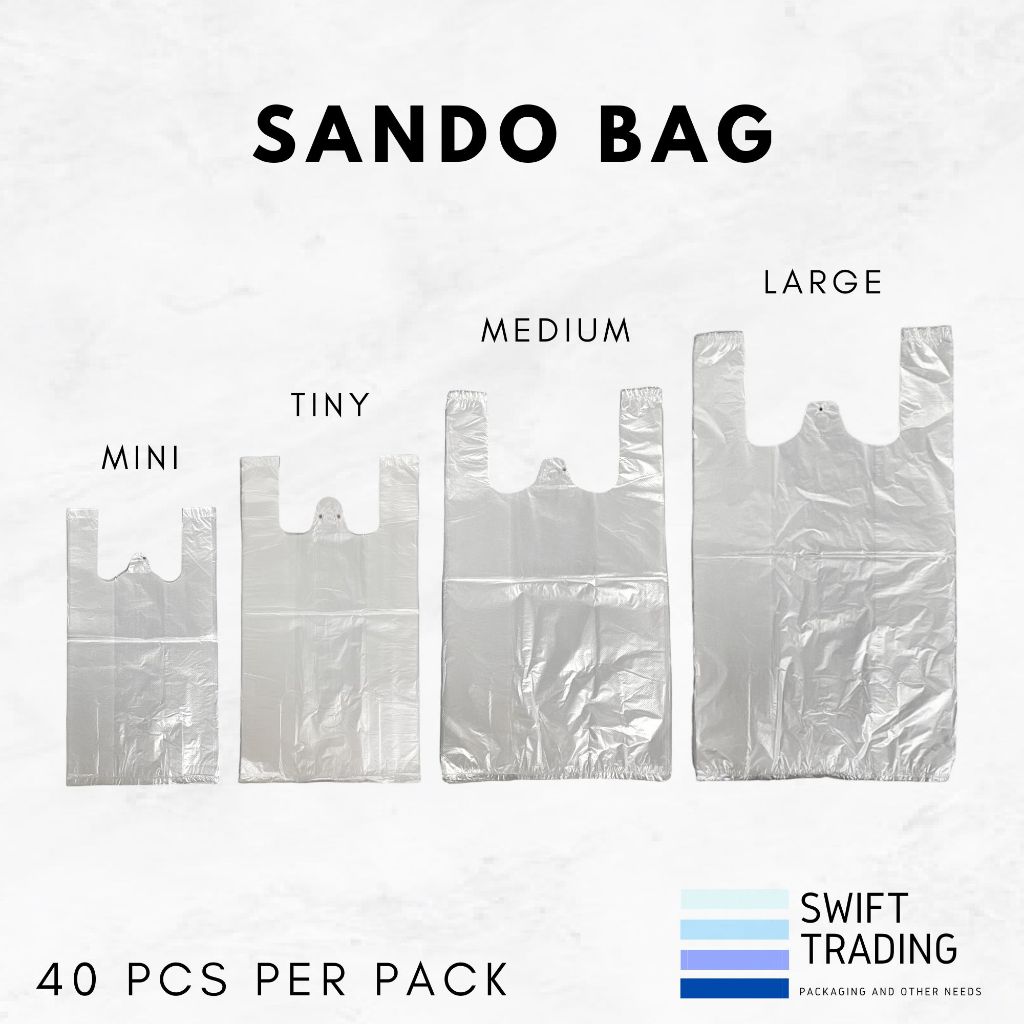 Kitchen King Sando Bag - Mini Tiny Medium Large - Clear 40pcs/pack ...