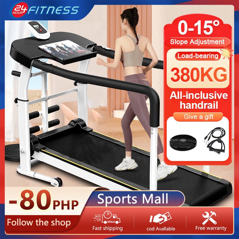 Multifunctional manual treadmill foldable mechanical treadmill electric ...