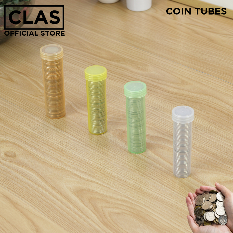 CLAS COIN TUBES FOR COIN ORGANIZATION COIN SORTING SOLUTION SECURE UP ...