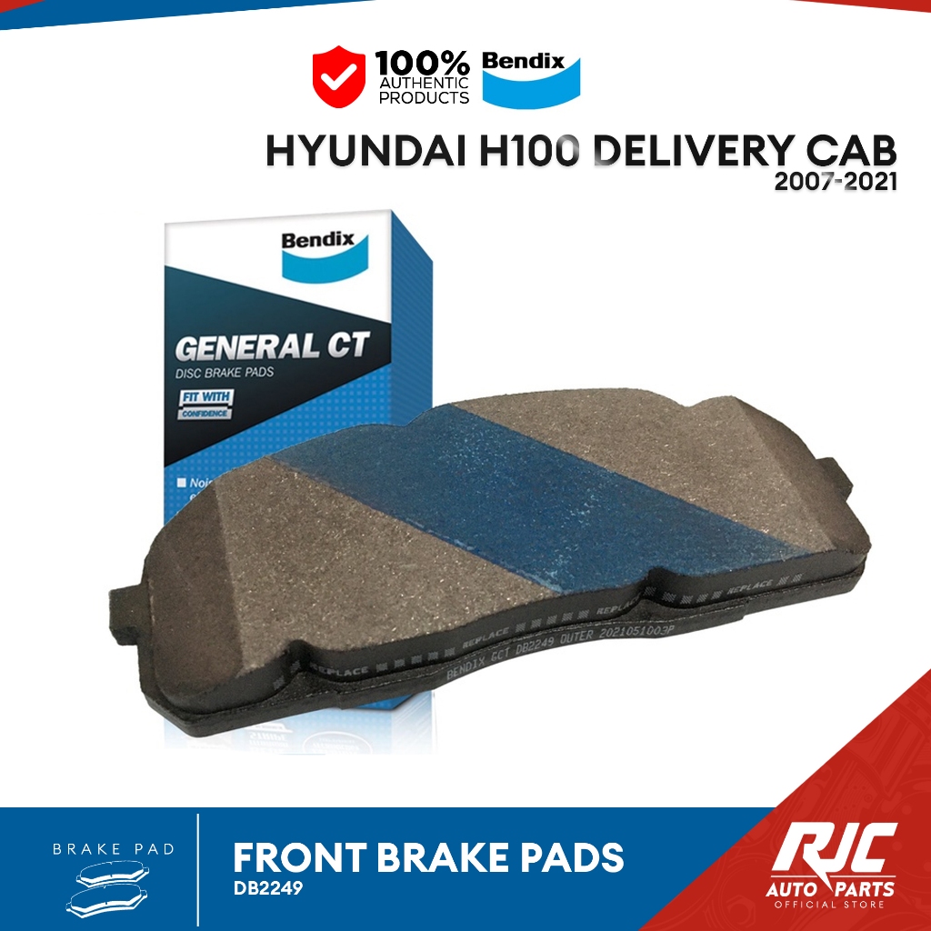 BENDIX BRAKE PAD HYUNDAI H100 DELIVERY CAB FRONT 2007-2021 DB2249 1set ...