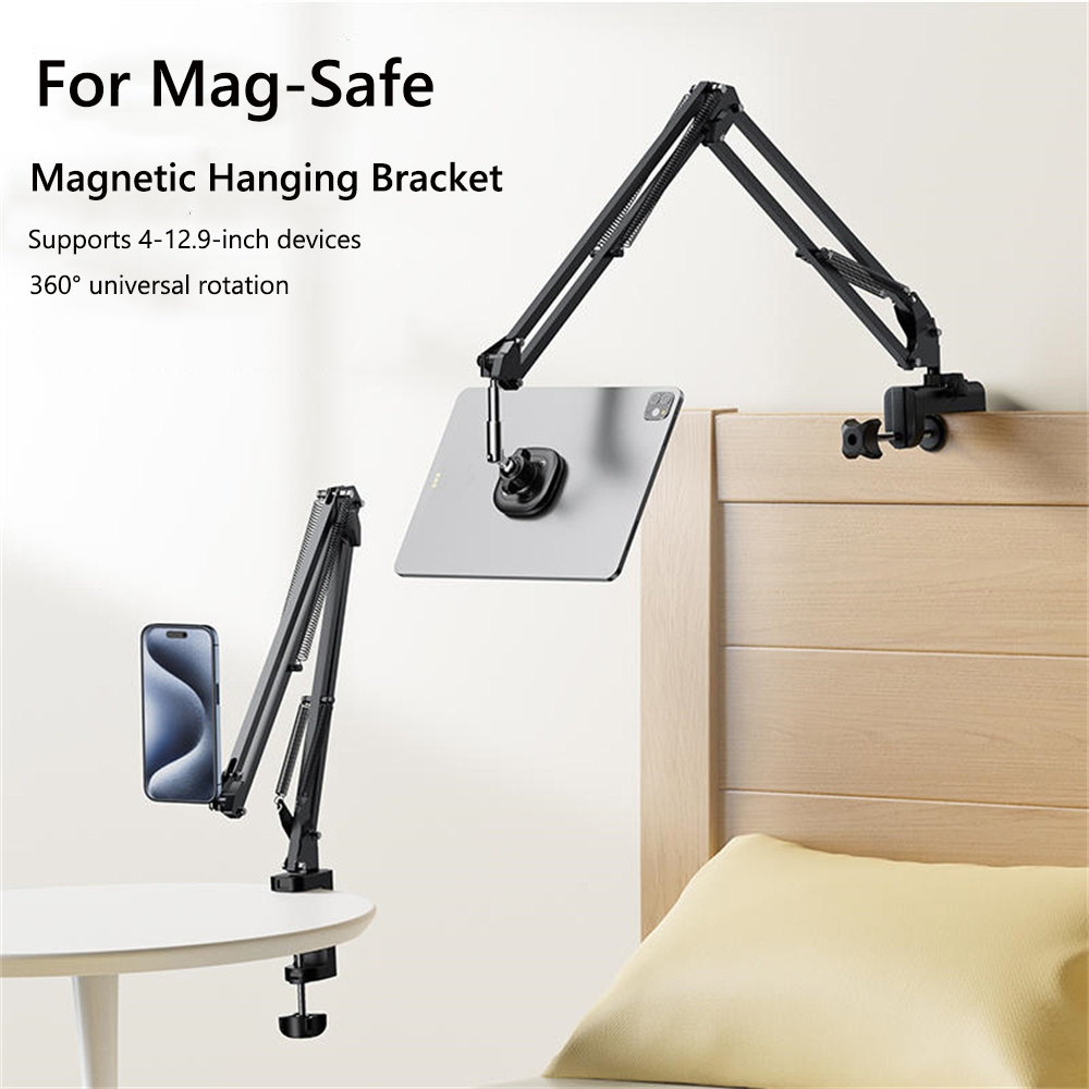 VRIG Desktop Bed Lazypod Arm Magnetic Holder Phone Tablet Mount Clamp ...