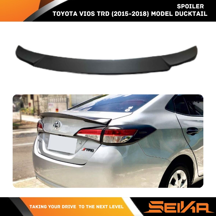 Toyota Vios spoiler, 2014-2018, Ducktail Spoiler, spoiler, car ...