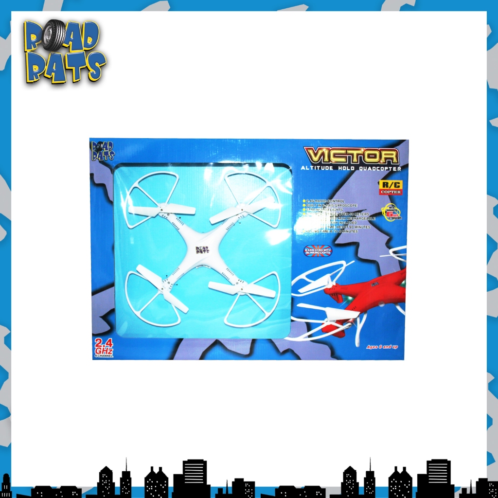 Road Rats R/C 2.4G Victor Altitude Hold Quadcopter - White | Shopee ...