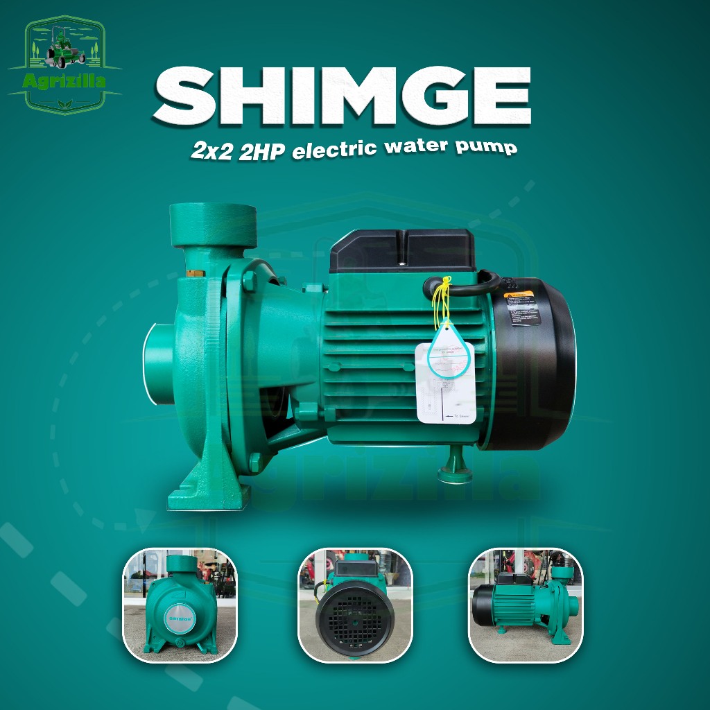 Centrifugal Electric Water Pump 2x2 2hp By Shimge SHFm5AM | Shopee ...