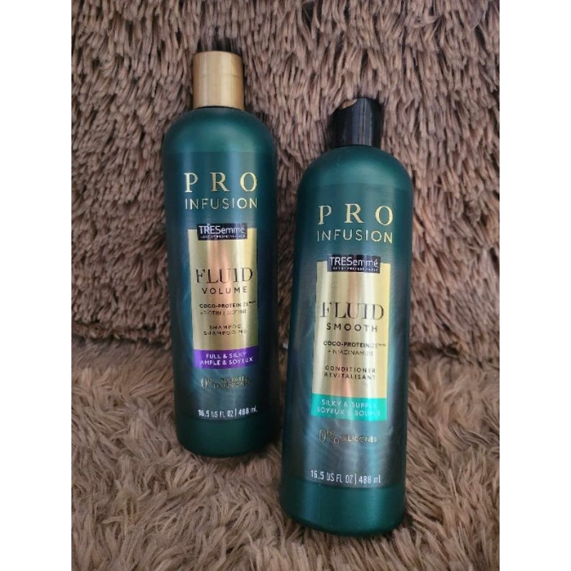 Pro Infusion TREsemme shampoo & conditioner (488ml) | Shopee Philippines