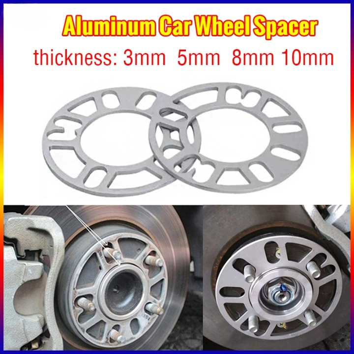 3/5/8/10mm Universal Car Aluminum Alloy Wheel Tire Spacers for small ...