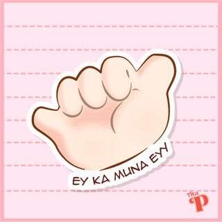 ey ka muna - bini sheena - witty vinyl waterproof sticker | Shopee ...