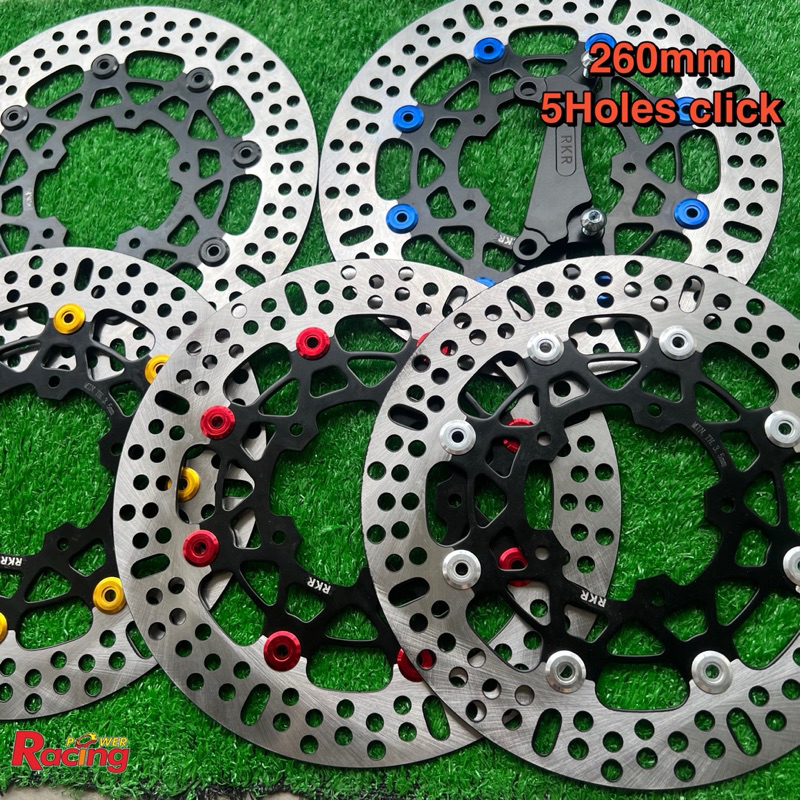 big disc brake rotor 260mm click i 125 150 v3 5Holes bracket no ...