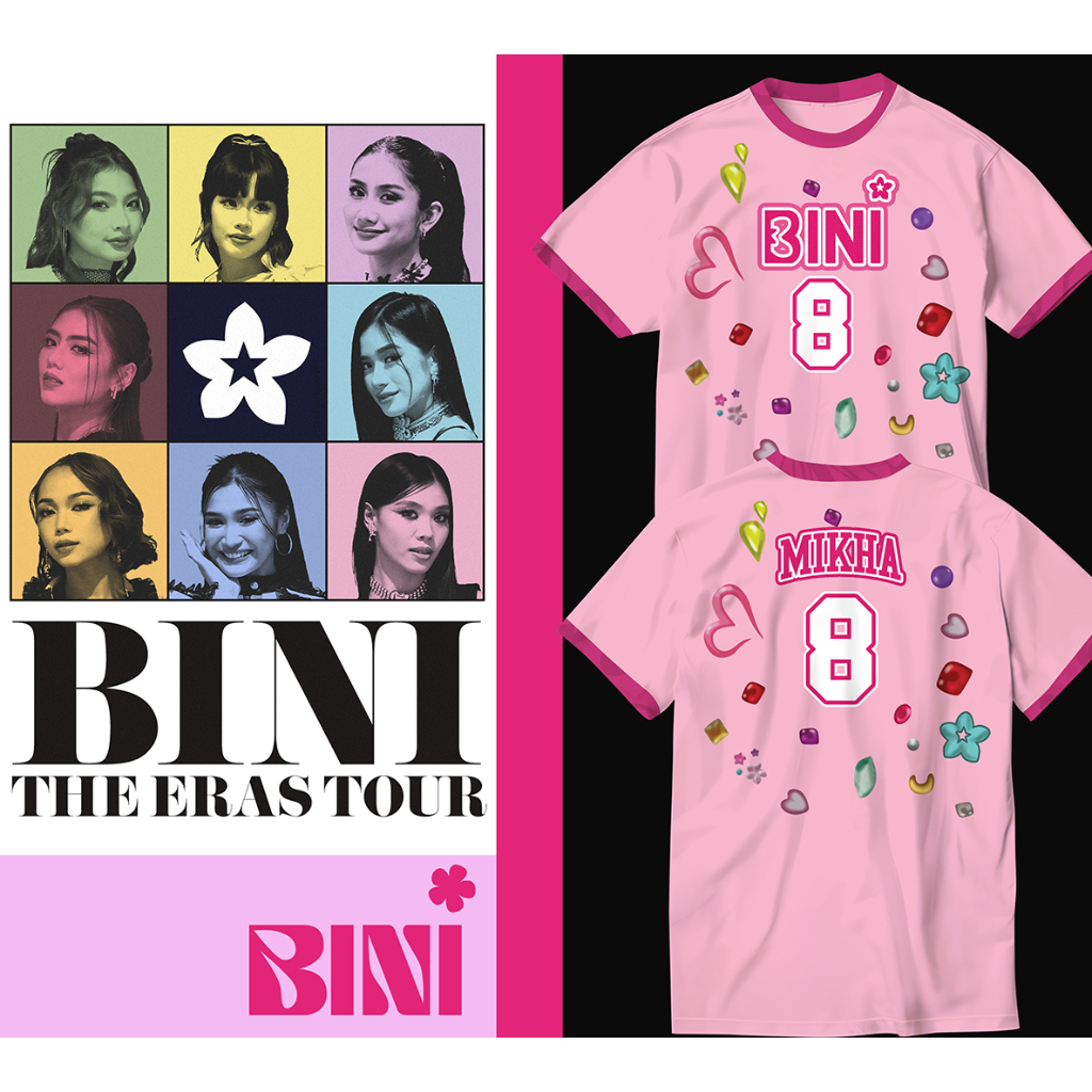 BINI Trendy Jersey Full Sublimation Merch Tshirt Idol Group Ppop ...
