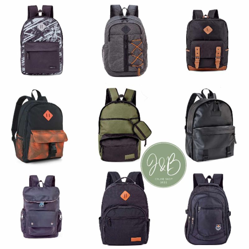 (NEW) NATASHA Men's Back To School and Casual Backpack | Shopee Philippines