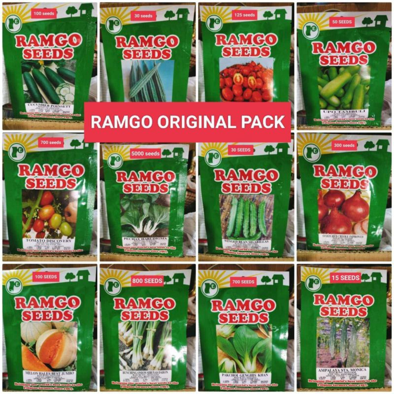 RAMGO SEEDS ORIGINAL PACKS | Shopee Philippines