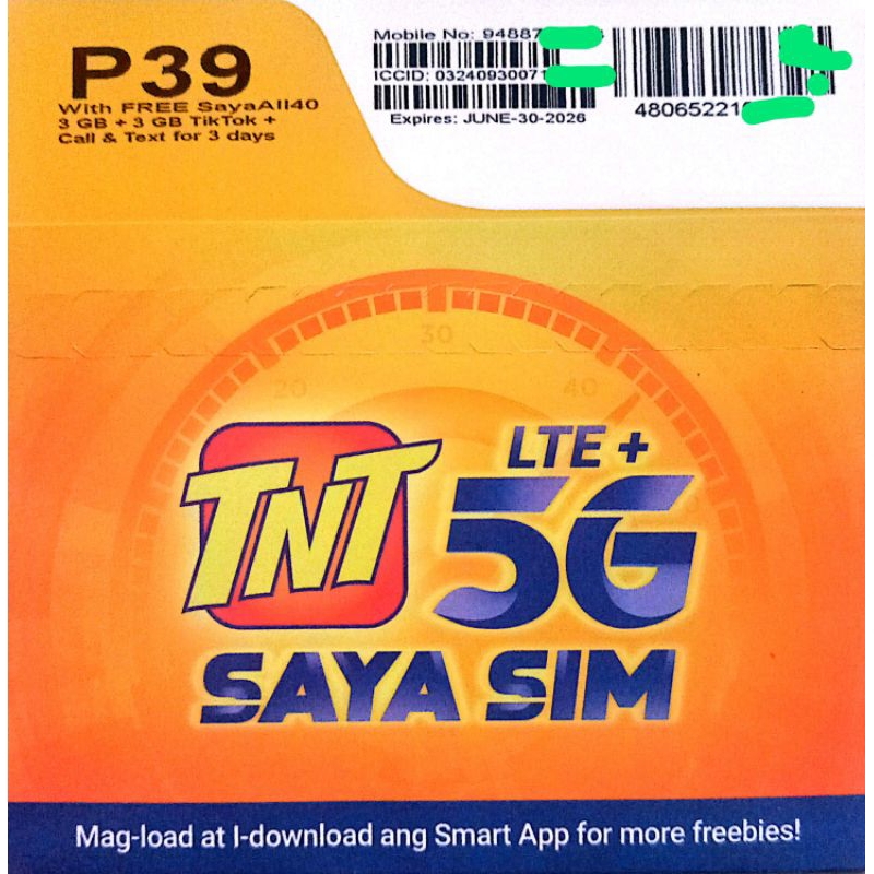 TNT 5G Ready Prepaid SIM | Shopee Philippines