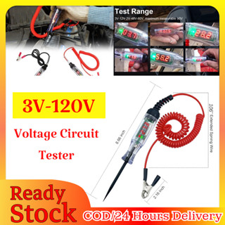 3V-120V DC LED Car Truck Voltage Circuit Tester Digital Display ...