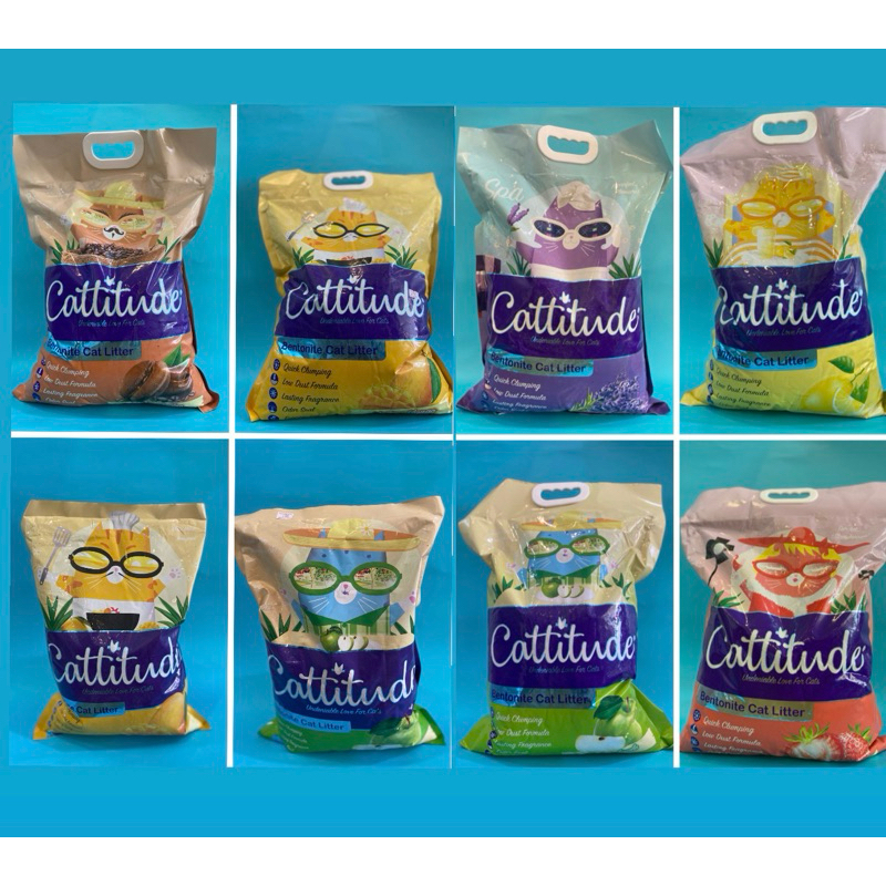 Cattitude Cat Litter Sand 10L (Apple/Mango/Coffee/Lavender/Lemon ...