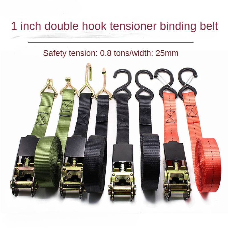 Heavy Duty Cargo Tie-Down Strap Cargo Strap Ratchet Down Lashing Strap ...