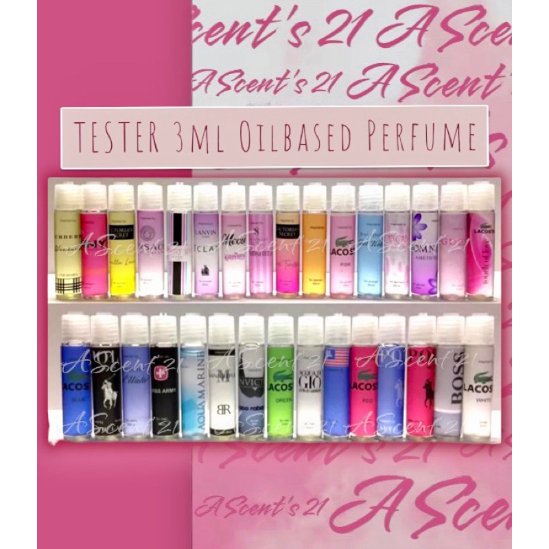 3ML TESTER INSPIRED PERFUME FOR MEN AND WOMEN | Shopee Philippines