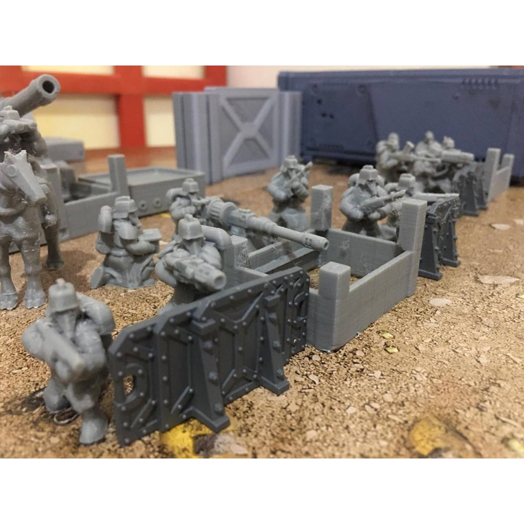 Trench Soldiers (krieg) 3D FDM print Warhammer 40k (Read Description ...