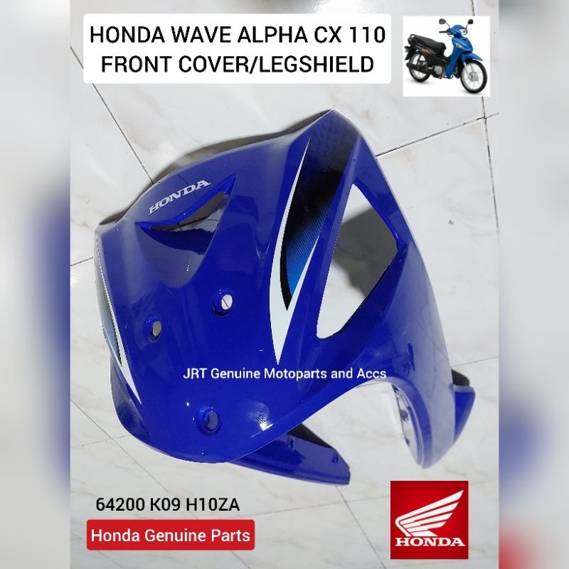Honda Wave Alpha CX 110 Genuine Original Front Cover Legshield Blue ...
