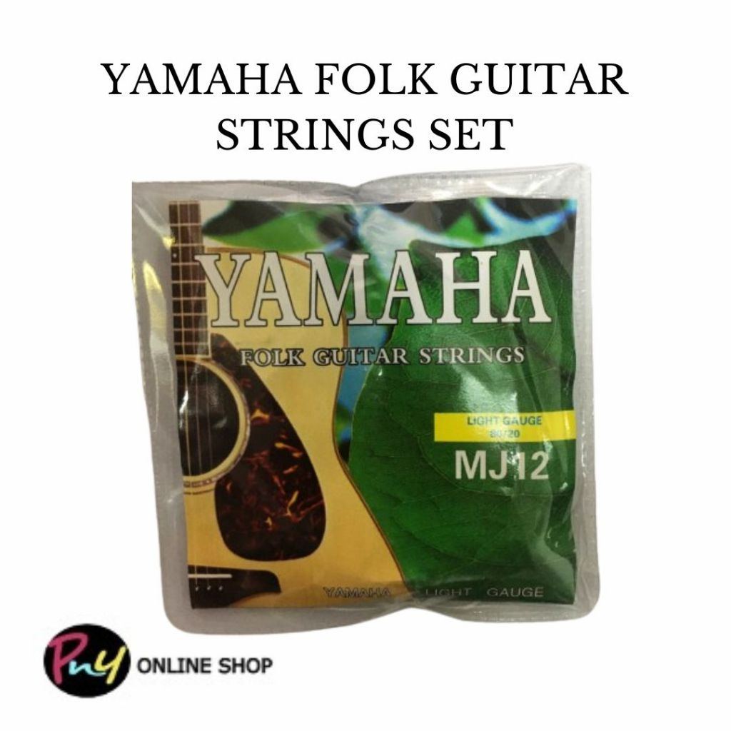 YAMAHA FOLK GUITAR STRINGS SET (MJ12) | Shopee Philippines