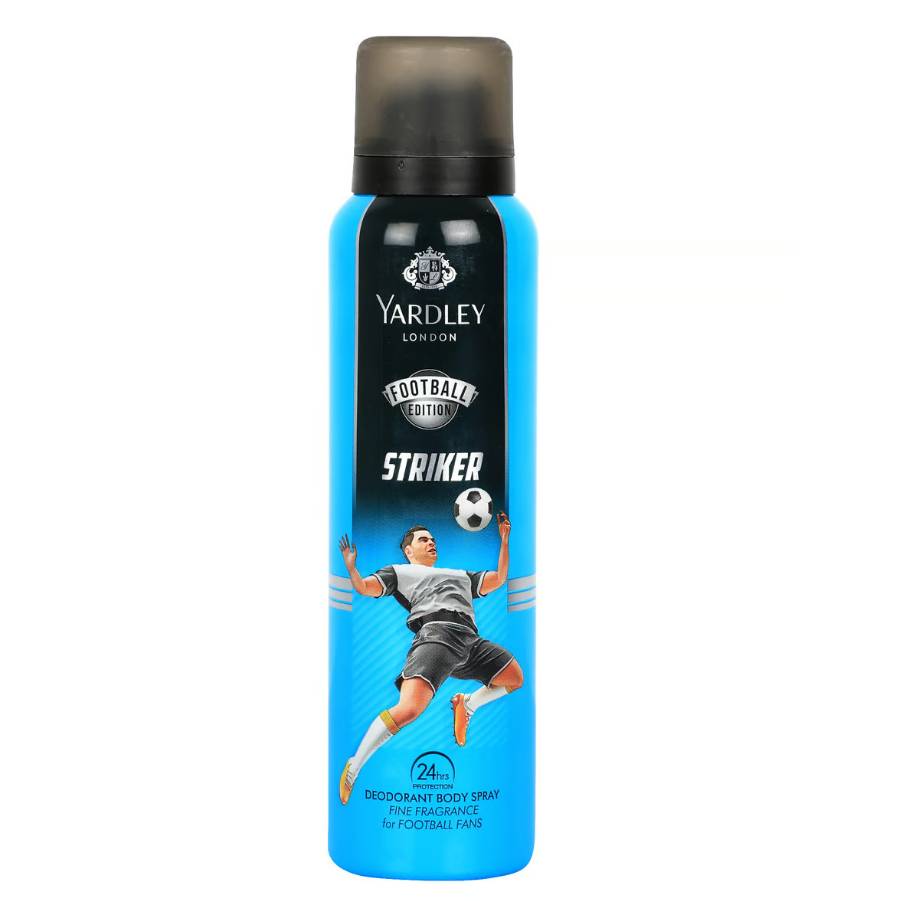Yardley London Football - Striker - Deodorant Body Spray 125ml (England ...