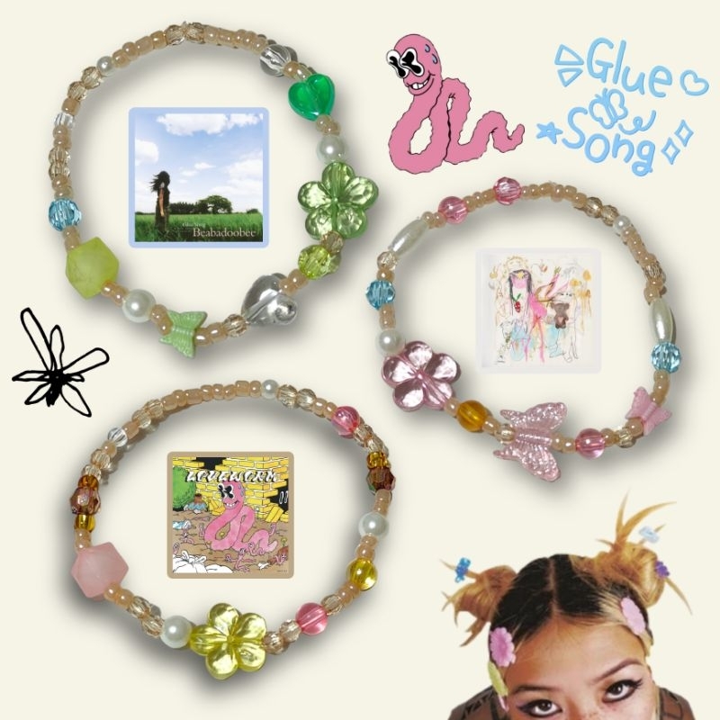 Beabadoobee Inspired Bracelet | Beaded Bracelet | Beatopia • Loveworm ...