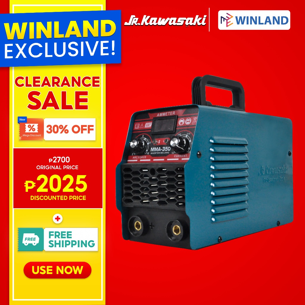 JR KAWASAKI Professional Japan Inverter Welding Machine 350A MMA-350(JR ...