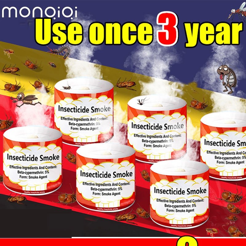 6 PCS Smoke Insect Agent Elastic Herbal Insecticide Smoke Pest Control ...