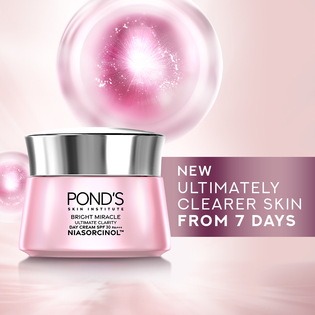 POND'S Bright Miracle Day Cream 45G with Niasorcinol - Moisturizer for ...