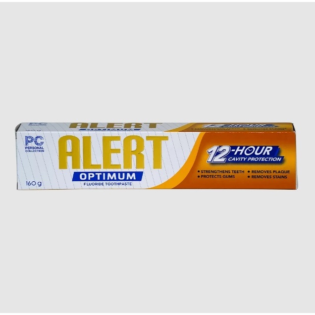 PC Alert Optimum Fluoride Toothpaste 160g | Shopee Philippines
