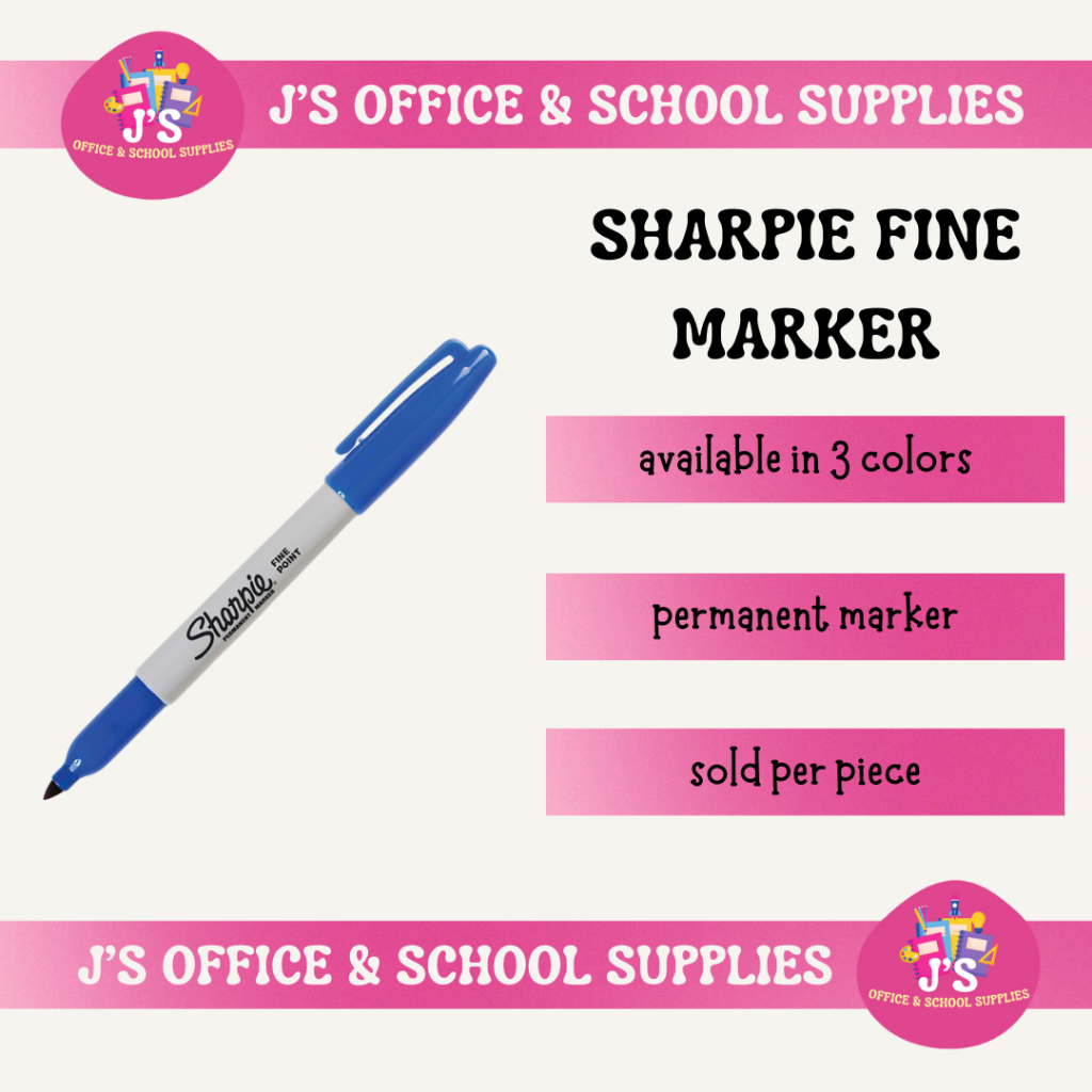 Sharpie Fine Marker (sold per piece) | Shopee Philippines