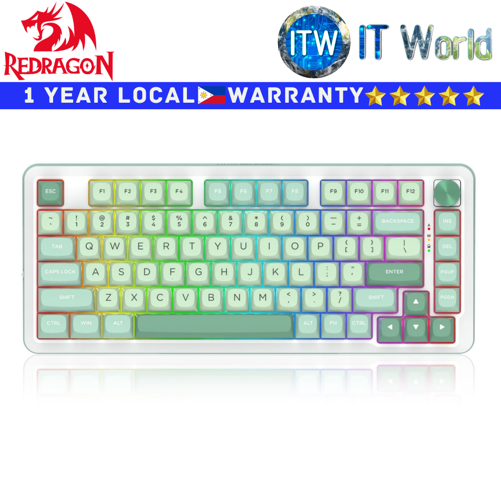Redragon Gaming Mechanical Wireless Keyboard K681MG Cyrus RGB Pro 75% ...
