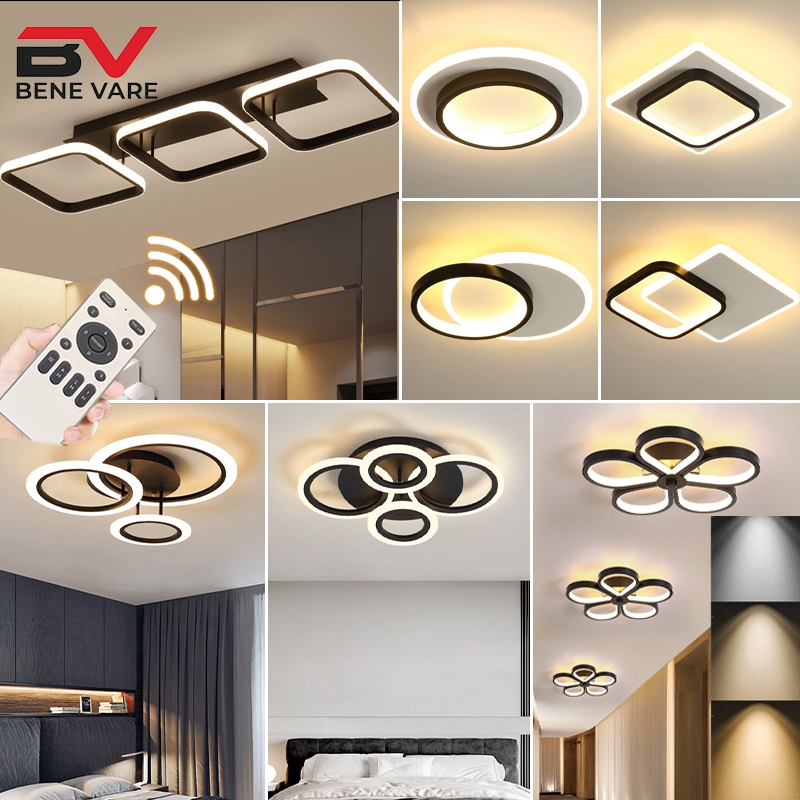 Ceiling Light With Remote Control 3 Color Ceiling Lamp Nordic Corridor ...