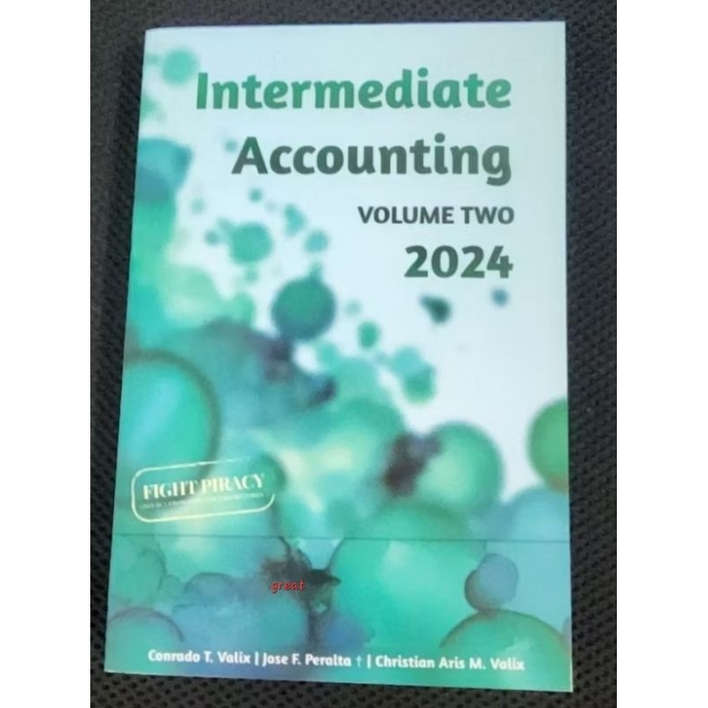 Intermediate Accounting Volume 2 2024 | Shopee Philippines Intermediate Accounting Volume 2 2024 | Shopee Philippines