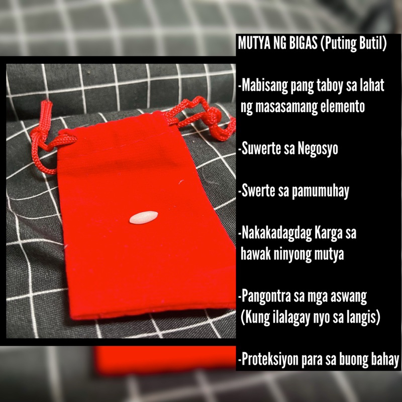 MUTYA NG BIGAS (Swerte sa pera, negosyo, pamumuhay) | Shopee Philippines