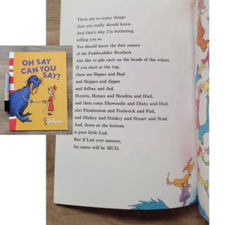 DR SEUSS Oh, Say Can You Say? (softcover) | Shopee Philippines
