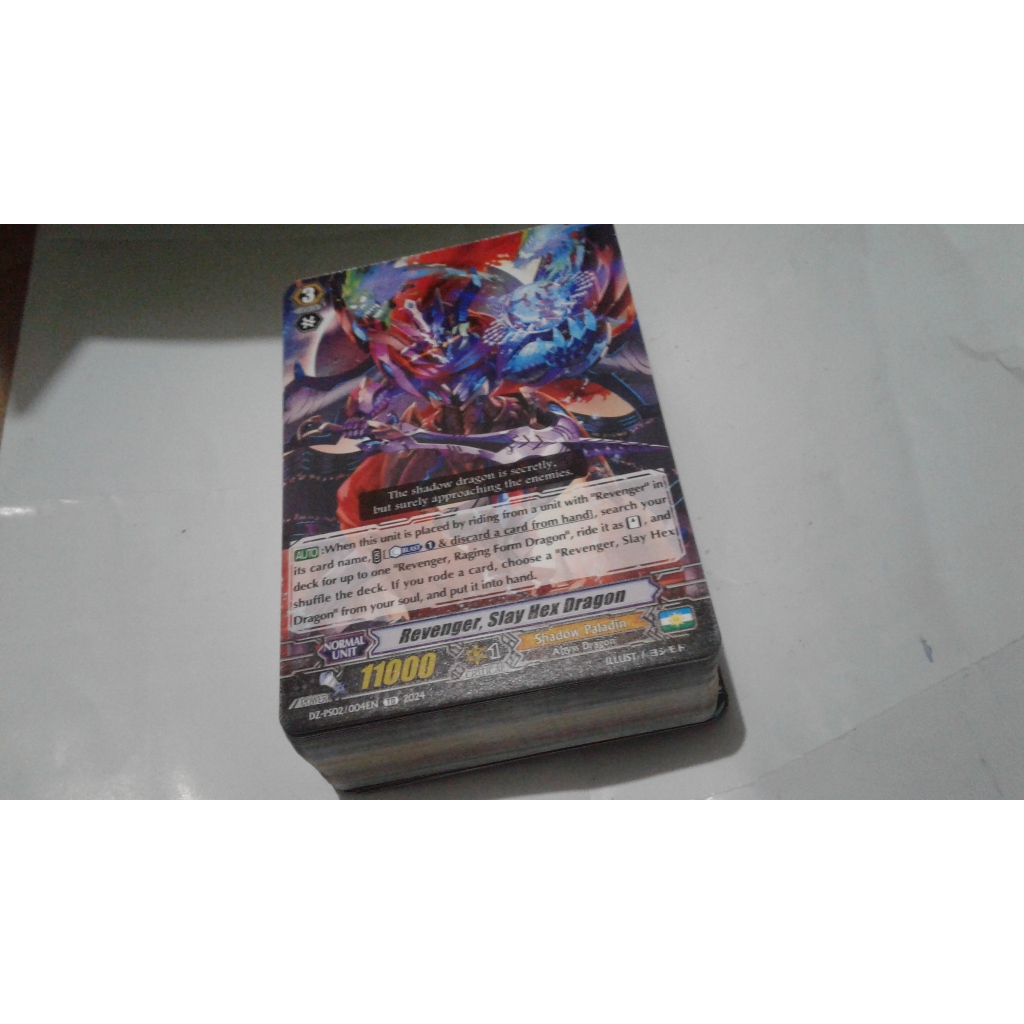 REVENGER SLAY HEX DRAGON NON FOIL VANGUARD CARD 1 ONE PIECE TCG DZ PS ...