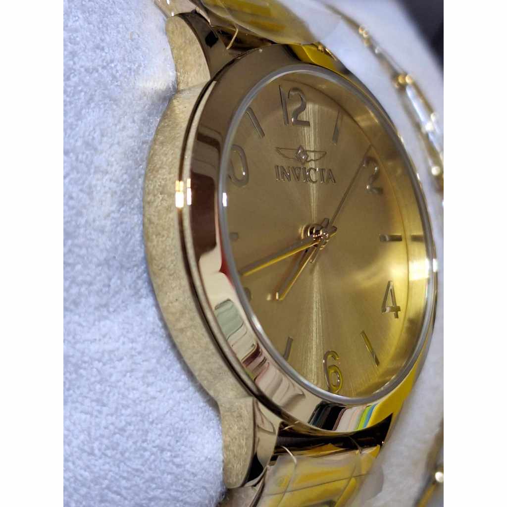 Invicta Wildflower Women's Watch - 34mm, Gold, With Bracelet Set (47271 ...