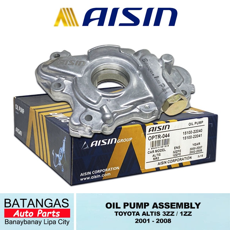AISIN OIL PUMP ASSEMBLY TOYOTA COROLLA 1ZZ / 3ZZ 2001-2008 | Shopee ...