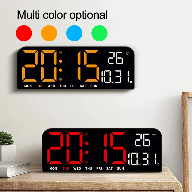 LED Digital Wall Hang And Display Stand Clock With Timer & Countdown ...