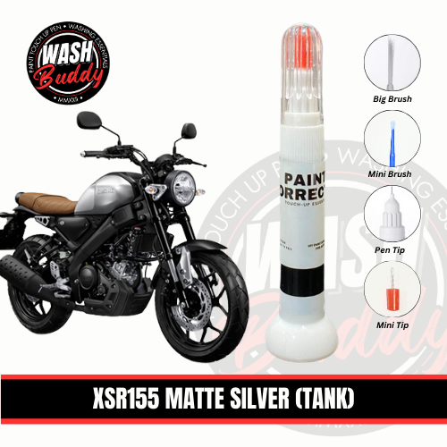 XSR 155 Matte Silver (Tank) Color Touch Up (Paint Correct) | Shopee ...