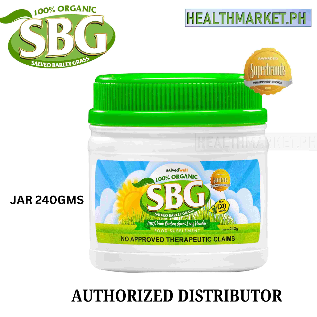 SALVEO WELL BARLEY GRASS Organic and Pure-powder and capsules | Shopee ...